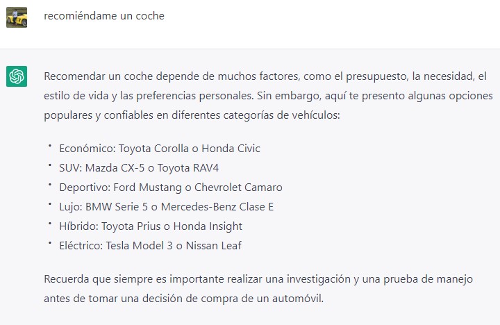 Cómo usar ChatGPT para elegir coche nuevo | carwow | Carwow